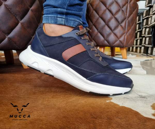 REF: 1216 Nobuck Azul x Hampton Coñag – Deportivo – Mucca